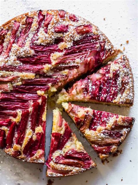 Rhubarb Cake Katiebird Bakes