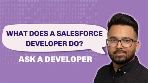 What Does A Salesforce Developer Do Youtube