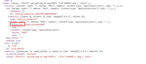 api 规则添加的资源字段不人性化 EMQX EMQ 问答社区