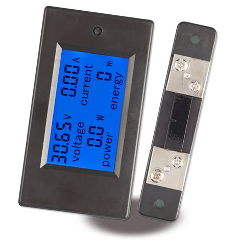DC Digital Display Voltage Current Power Electric Energy Consumption Meter Battery Tester LCD