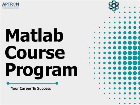 Matlab Training In Noida Pptx