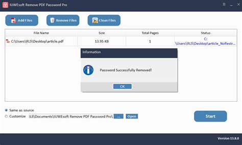 Iuwesoft Remove Pdf Password Pro User Guide