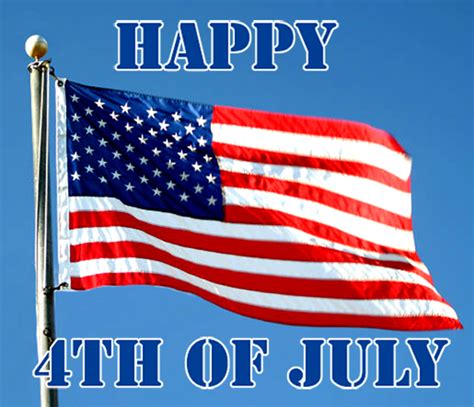 4th Of July Flag Clipart