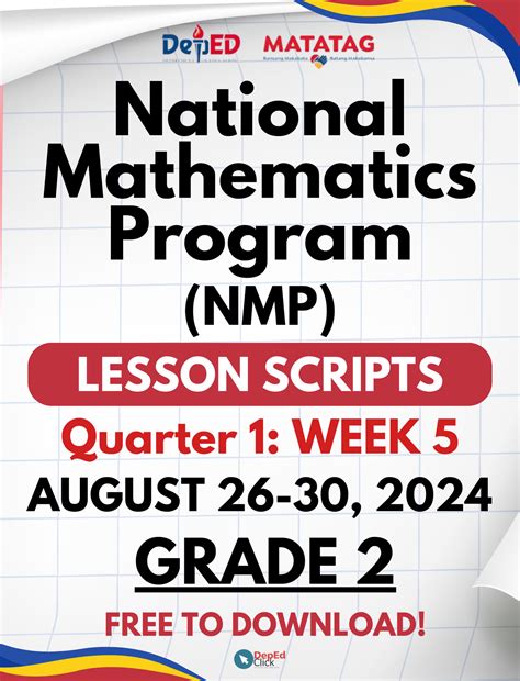 grade 2 nmp lesson scripts q1 week 5 aug 26 30 2024 deped click