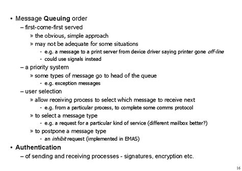 Interprocess Communication Message Passing Processes Can Communicate Through