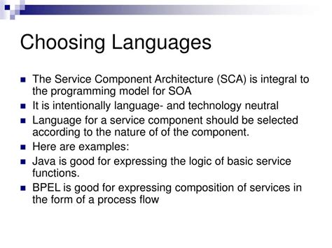 ppt soa programming model and physical architecture model powerpoint