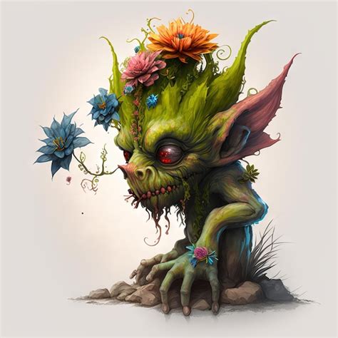 Premium Photo Spring Goblin Generative Ai