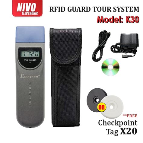 K30 Rfid Guard Tour System Guard Clocking System With 20pcs Checkpoint Tag Shopee Malaysia