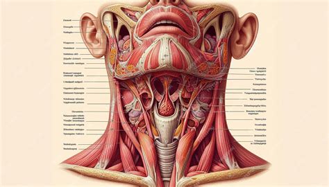 A Poster Showing The Anatomy Of A Mans Face And Neck Premium Ai