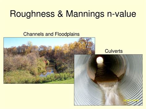 PPT Roughness Mannings N Value PowerPoint Presentation ID 506648