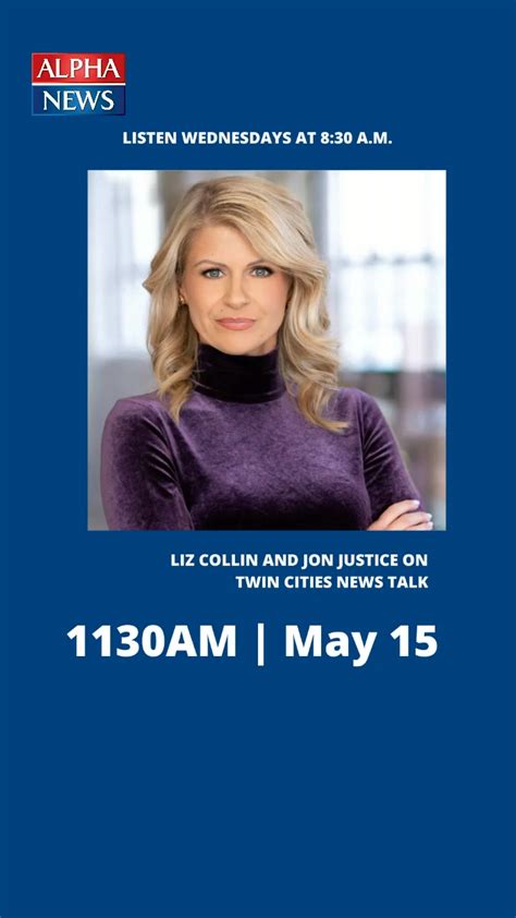 Liz Collin Joins Jon Justice On Twin Cities News Talk To Discuss Recent