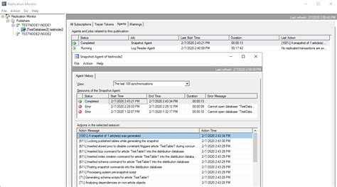 ms sql server пошаговая настройка репликации windows для системных