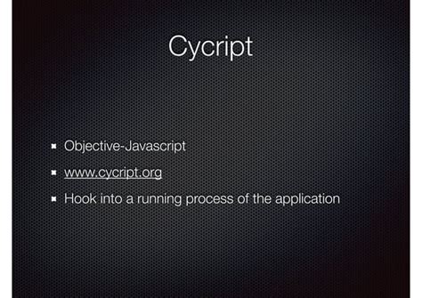 Introduction To Ios Application Penetration Testing Ppt