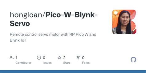 Github Hongloanpico W Blynk Servo Remote Control Servo Motor With Rp Pico W And Blynk Iot