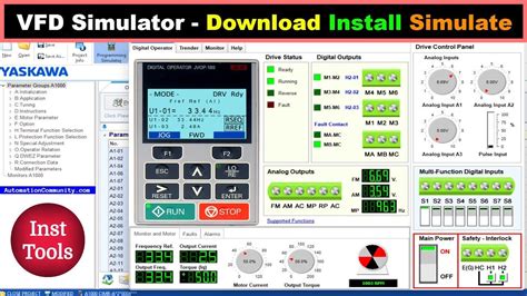 free download vfd simulator software variable frequency drive simulation