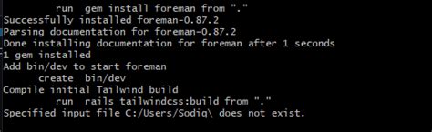 I Can T Set Up A New Rails Project With Tailwind Css Issue Tailwindlabs Tailwindcss