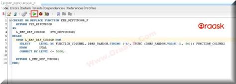 How To Print Ref Cursor Output In Sql Developer Oraask