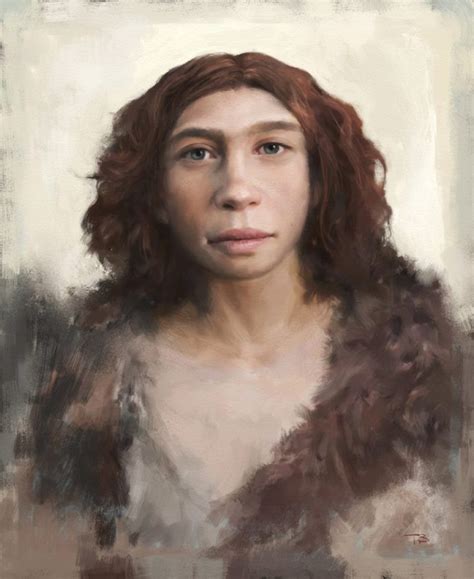 A Young Neanderthal Woman By Tom Björklund Human Evolution Neanderthal Ancient Humans