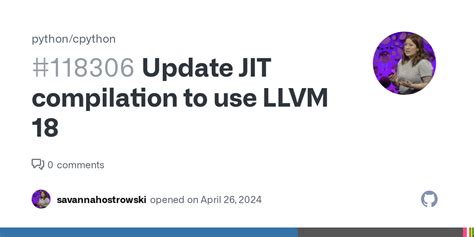 Update JIT Compilation To Use LLVM Issue Python Cpython GitHub
