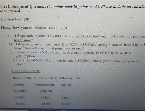 Irt Ii Analytical Questions 60 Points Total 30