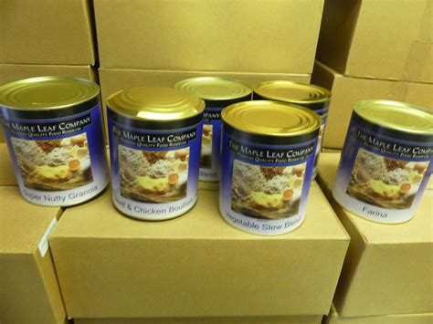 Lot 124 Case 6 Cans The Maple Leaf Company Premium Quality Food