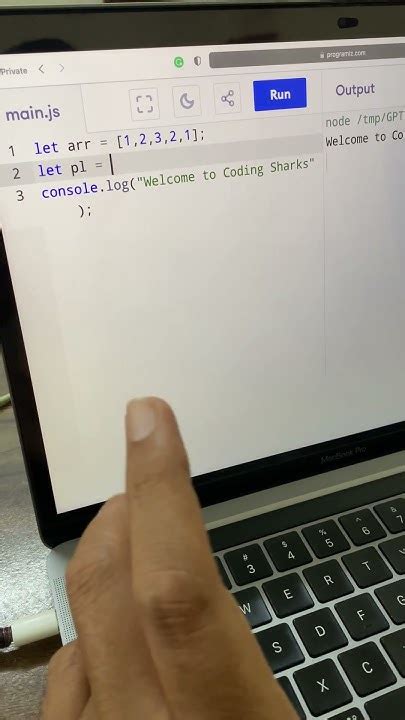 Imp Palindrome Program In Js Javascripttricks Coding Javascript Youtube