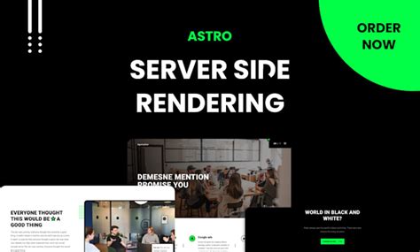 create a blazingly fast astro business portfolio or ecommerce website