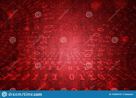 binary code mean password on grunge red concrete wall abstract
