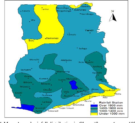 Figure 1 From Analysis Of Rainfall Variability In Ghana Semantic Scholar