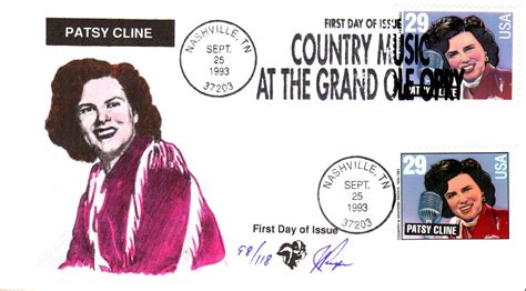 277277 Patsy Cline Pugh Fdc United States General Issue Stamp