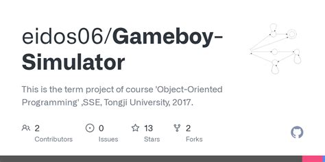 GitHub Eidos Gameboy Simulator This Is The Term Project Of Course Object Oriented