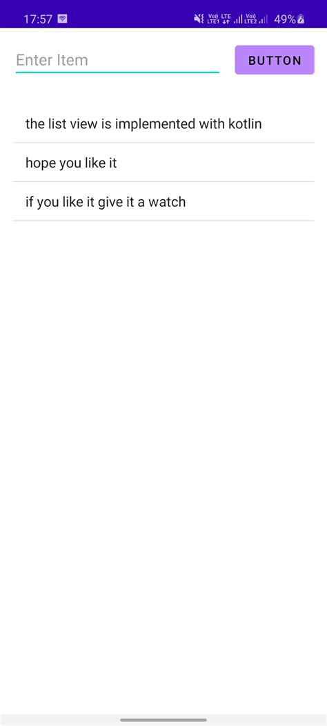 Github Vipinthakur25kotlinlistview In This Project I Have