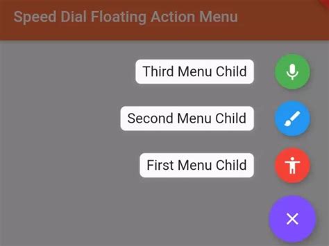 Flutter How To Make Speed Dial Expandable Floating Action Menu