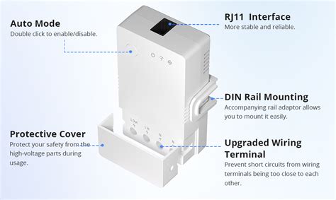 Sonoff TH Origin Smart Temp And Humidity Switch 16A Or 20A Sensors Optional ISP Home