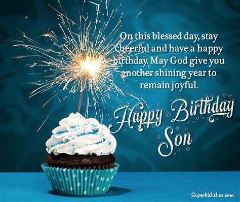 Blessing Birthday Wishes For Son From Mom And Dad At Lester Watkins Blog