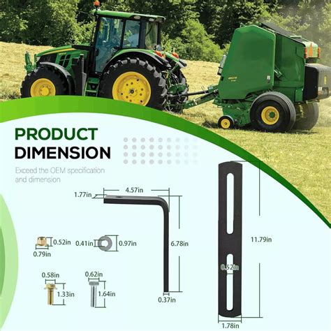 Fit John Deere Tractor Round Baler Monitor Monitor Mounting Bracket Kit