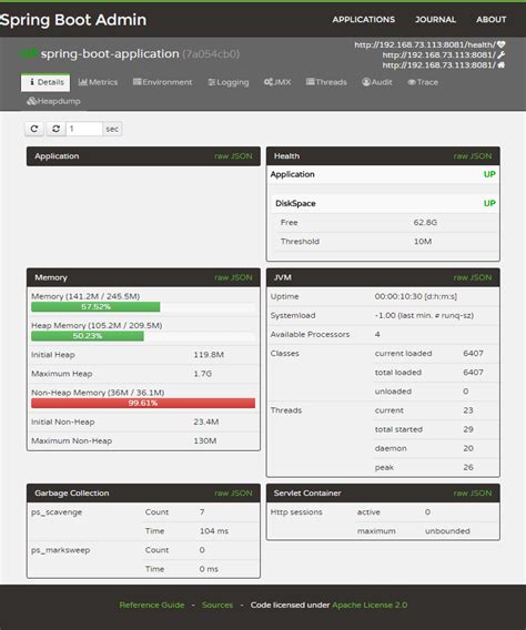 使用spring Boot Admin监控服务 Mrbird