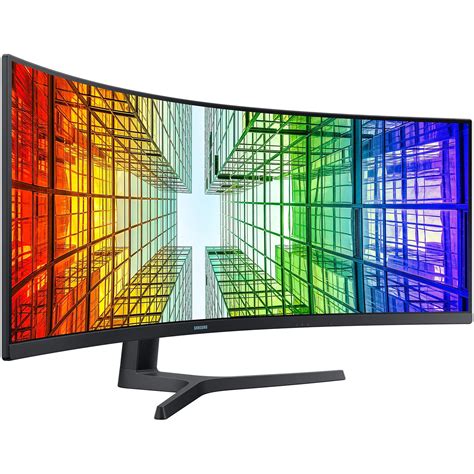 Монитор Samsung 49", VA, Извит, Super Ultra-Wide Dual QHD, DisplayPort ...