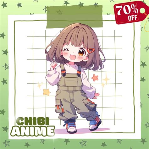 Custom Chibi Anime Custom Chibi Commission Chibi Character Original Character Chibi Pet