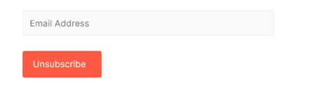 Unsubscribe Forms Noptin