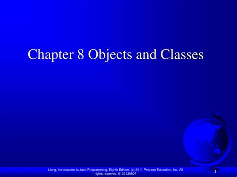 ppt chapter 8 objects and classes powerpoint presentation free