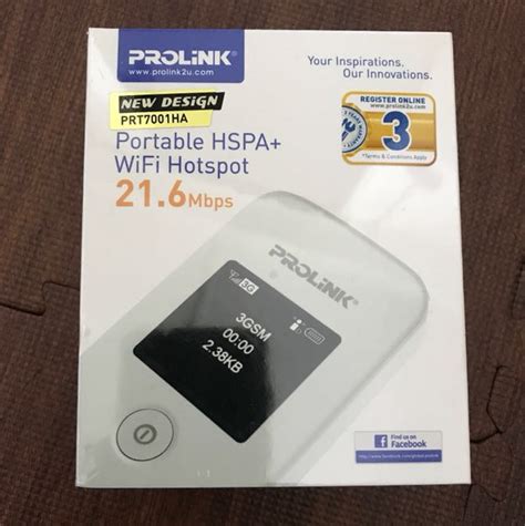 Prolink Portable Hspa Wifi Hotspot Mobile Phones Gadgets Mobile Gadget Accessories Other