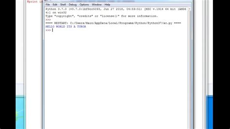 Hello World In Python Tutorial YouTube
