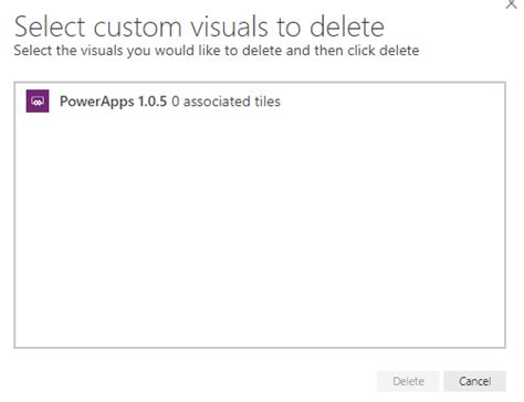 solved problem with powerapps custom visual not showing i