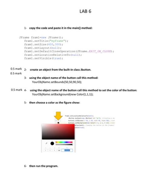 solved lab 6 1 copy the code and paste it in the main