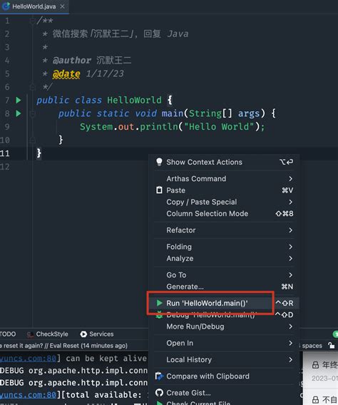 教妹学Java第一个Java程序Hello World 二哥的Java进阶之路