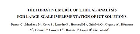 Iterative Model PHArA ON