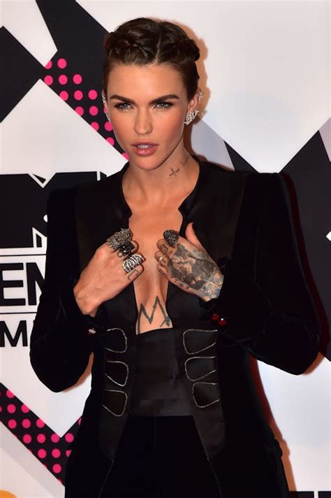 Ruby Rose Wears A Classic Tuxedo And Its So Ruby Rose In The Best Of Ways — Photos