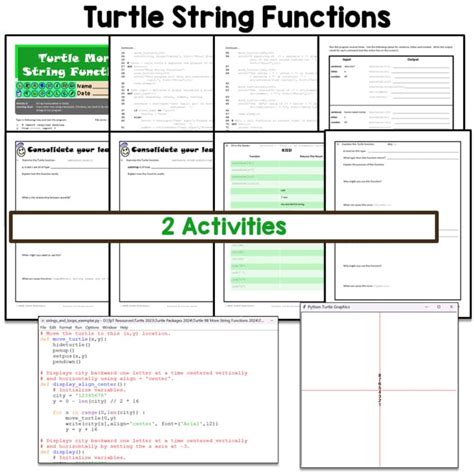 More String Functions In Python Turtle 3 Version Resource Package