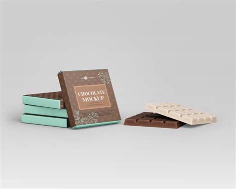 60 мокапов шоколада Chocolate Mockup Psd скачать бесплатно